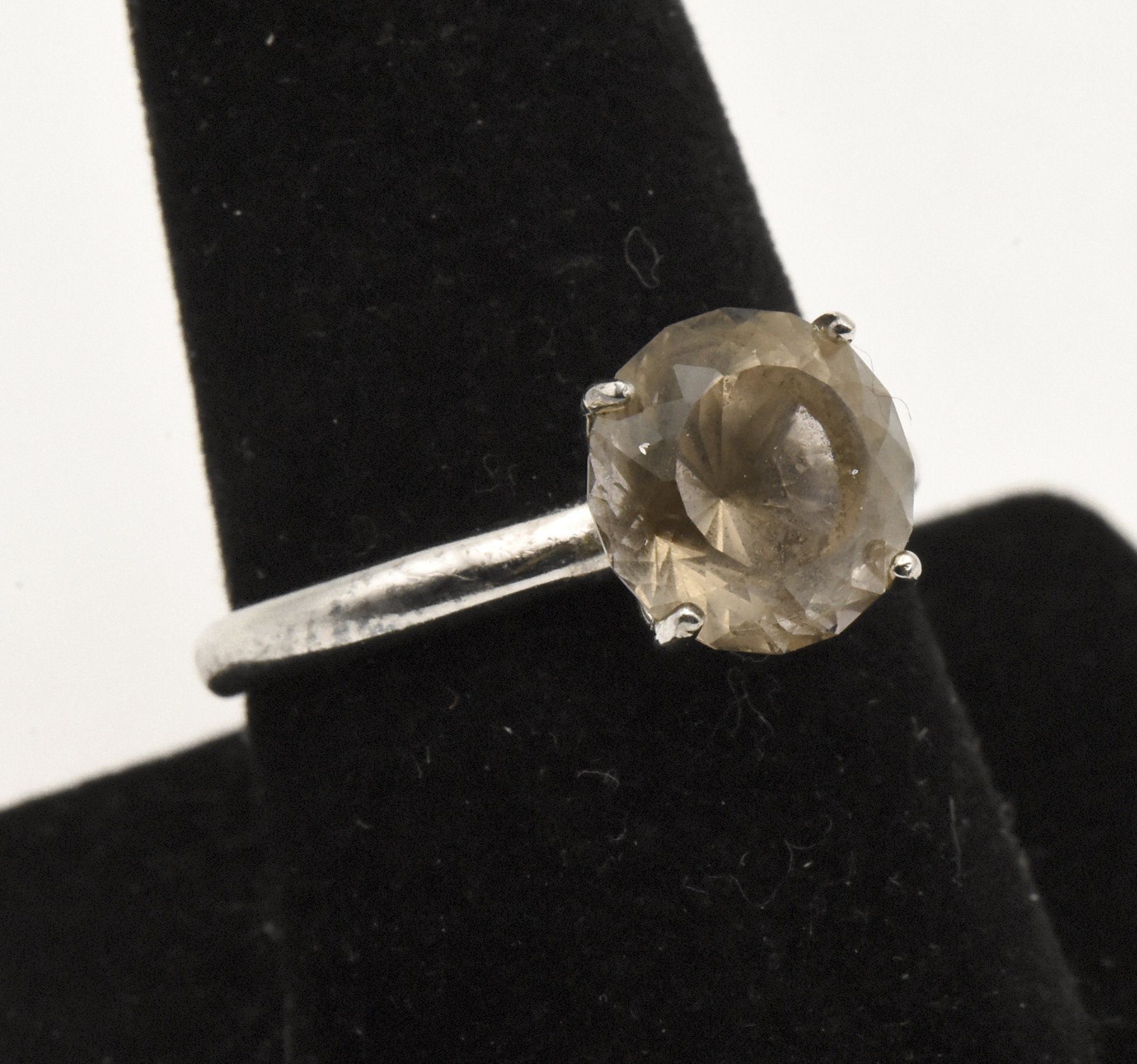 Vintage Sterling Silver Color Change Glass Ring - Size 9 - Etsy