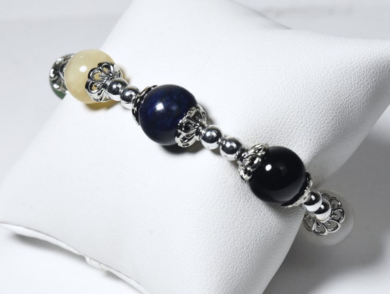 Alexa's Angels - Stretch Bead Multi-Gemstone Bracelet - Gem Alexa's Angels - Stretch Bead Multi-Gemstone Bracelet - Gem