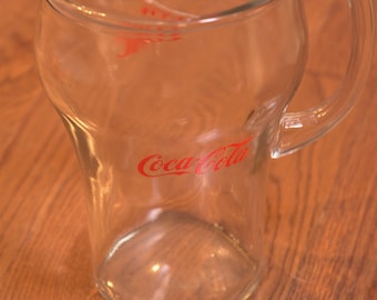 Vintage Coca-cola Ceramic Pitcher 1997 Gibson White Red & Black ...