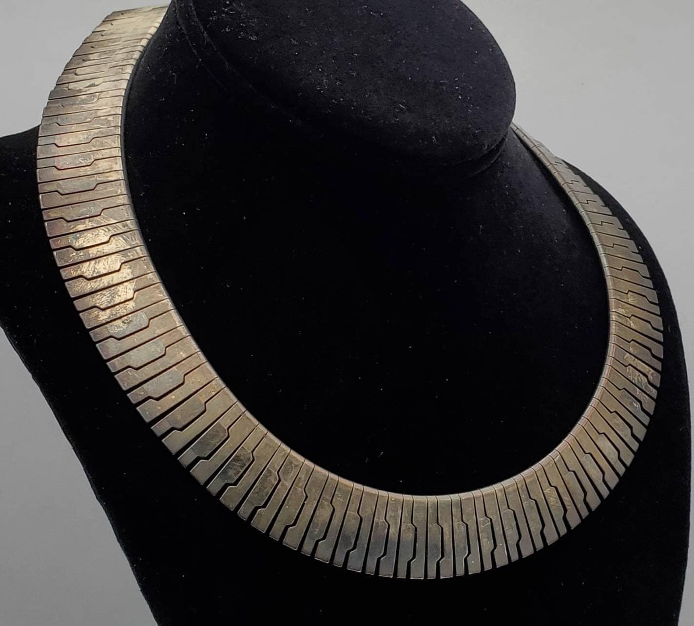 Vintage Modern Design Unique Link Collar Necklace 17 - Etsy