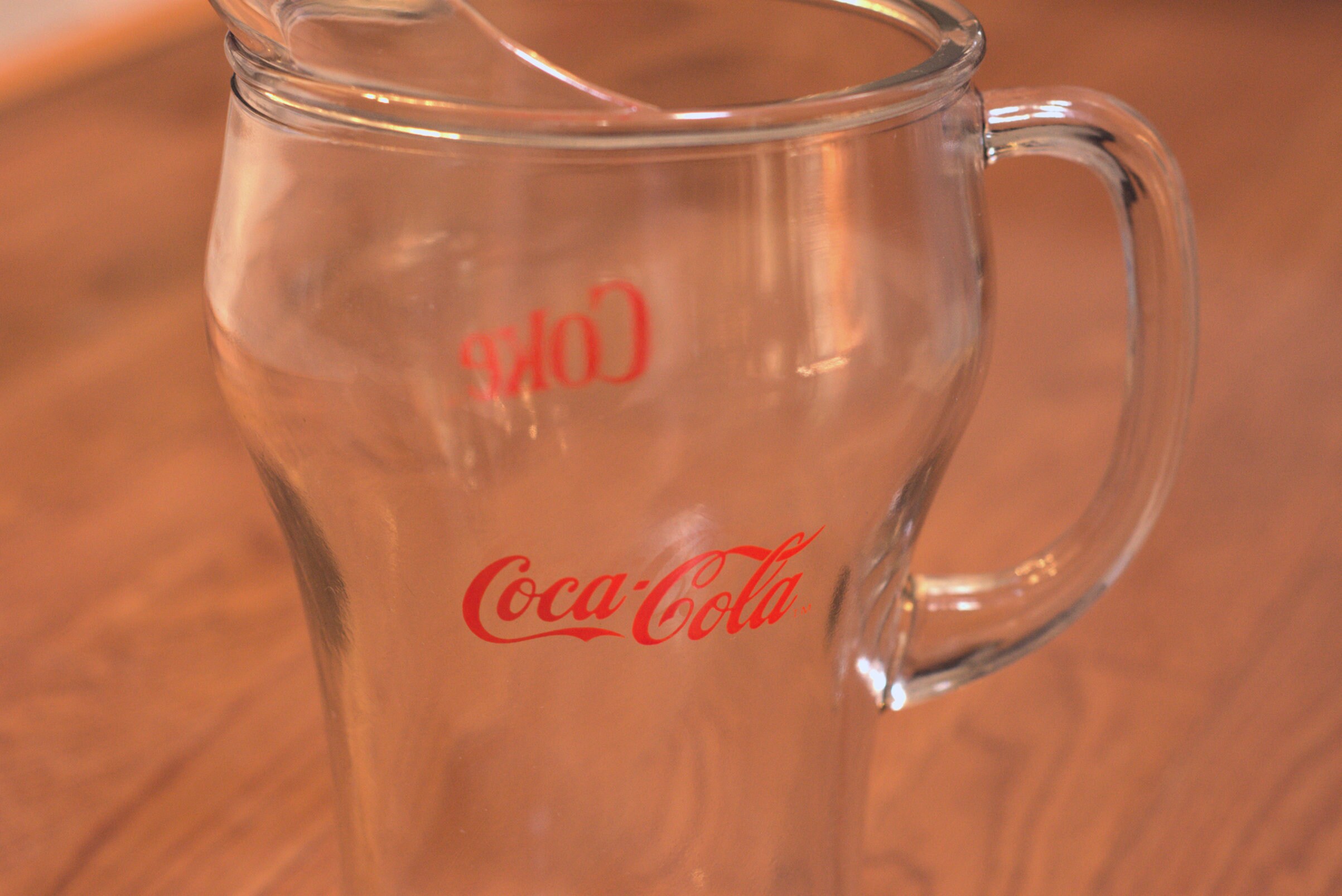 Vintage Coca-cola Glass Pitcher - Etsy