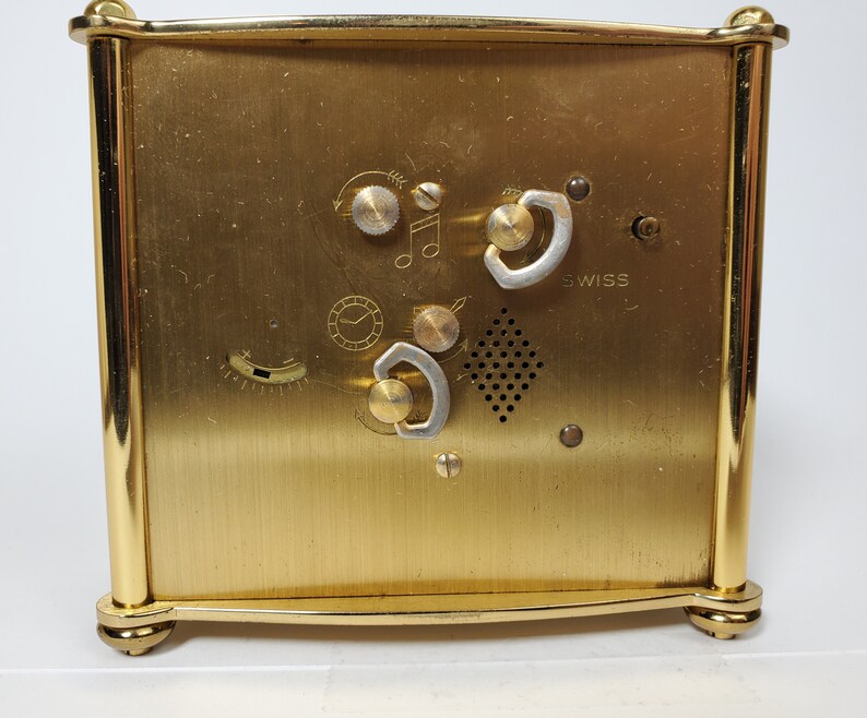 Bucherer Vintage Swiss Musical Alarm Clock | Etsy
