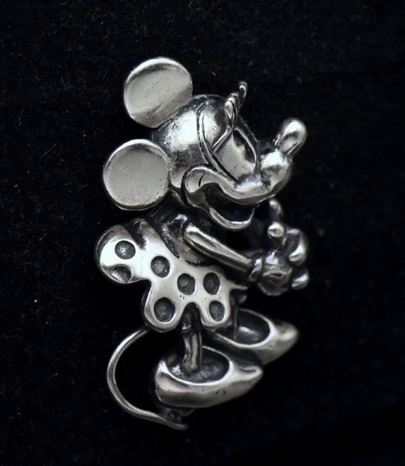 Disney - Vintage Sterling Silver Minnie Mouse Lapel P… - Gem