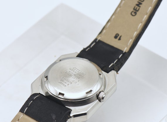 Citizen - Vintage Automatic 21 Jewels Leather Band Wr… - Gem