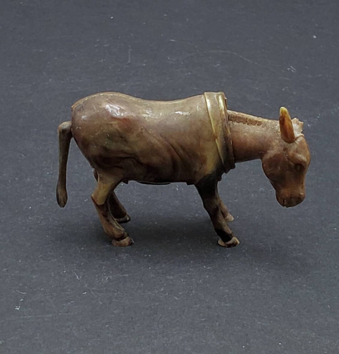 Vintage Plastic Bobblehead Donkey Damaged - Etsy