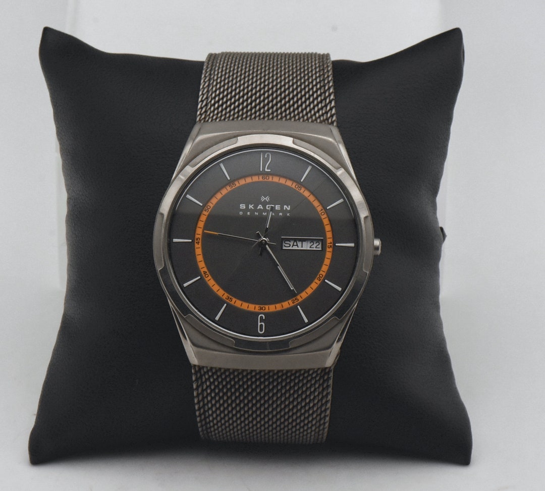 Skagen SKW6007 Melbye Titanium Case Charcoal Stainless Steel - Etsy