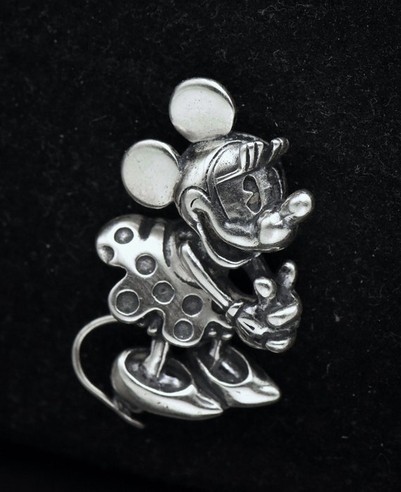 Disney - Vintage Sterling Silver Minnie Mouse Lapel P… - Gem