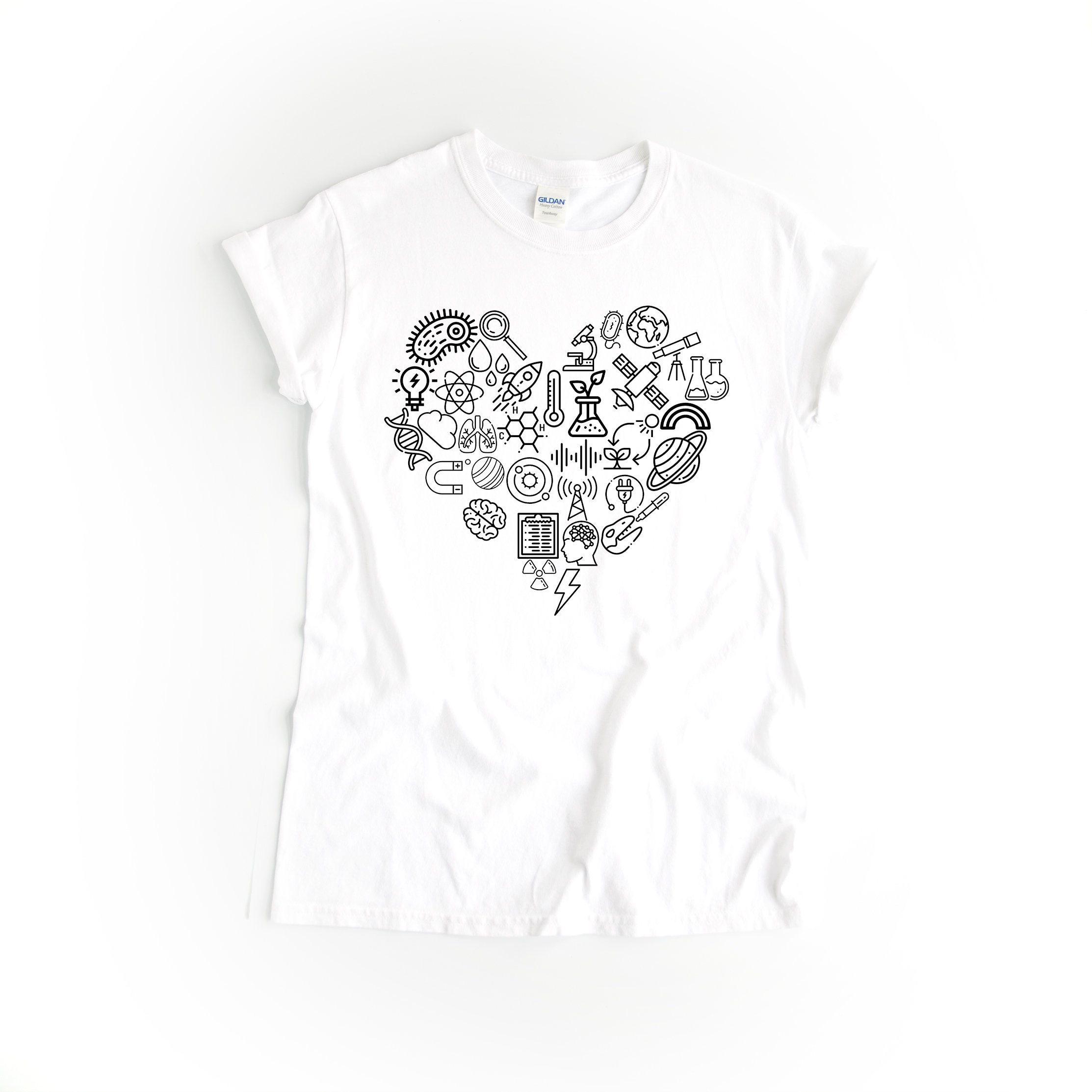 I Love Science, Science Heart PNG, JPEG, SVG Instant Download - Etsy