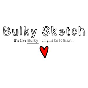 Bulky Sketch - A Handwritten Font - Etsy