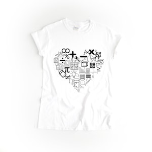 I Love Math, Math Heart PNG, JPEG, SVG - Etsy