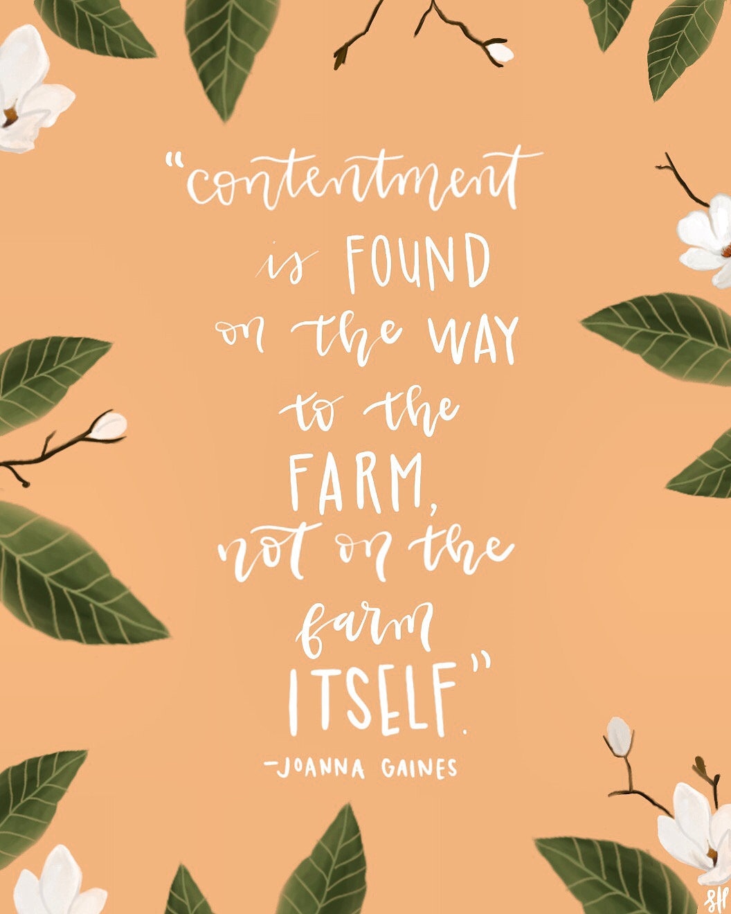 Magnolia Quote Print - Etsy