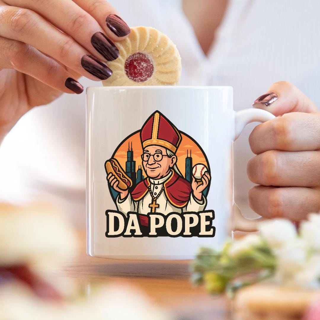 Da Pope Leo XIV Mug: Funny Catholic Coffee Cup, Chicago Theme - Etsy