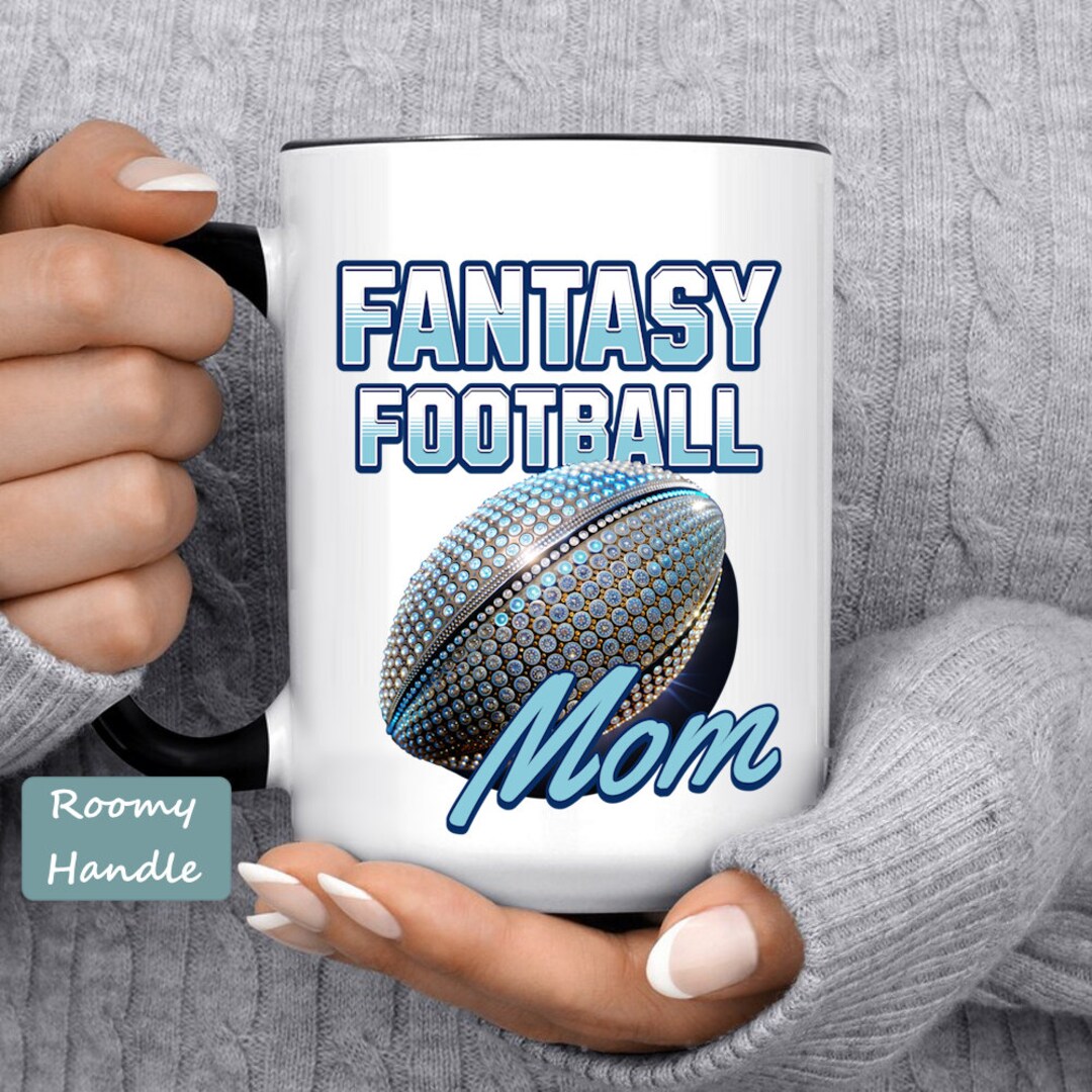 Fantasy Football Mom Mug, Mom Football Mug, Fantasy Draft, Cute Game ...