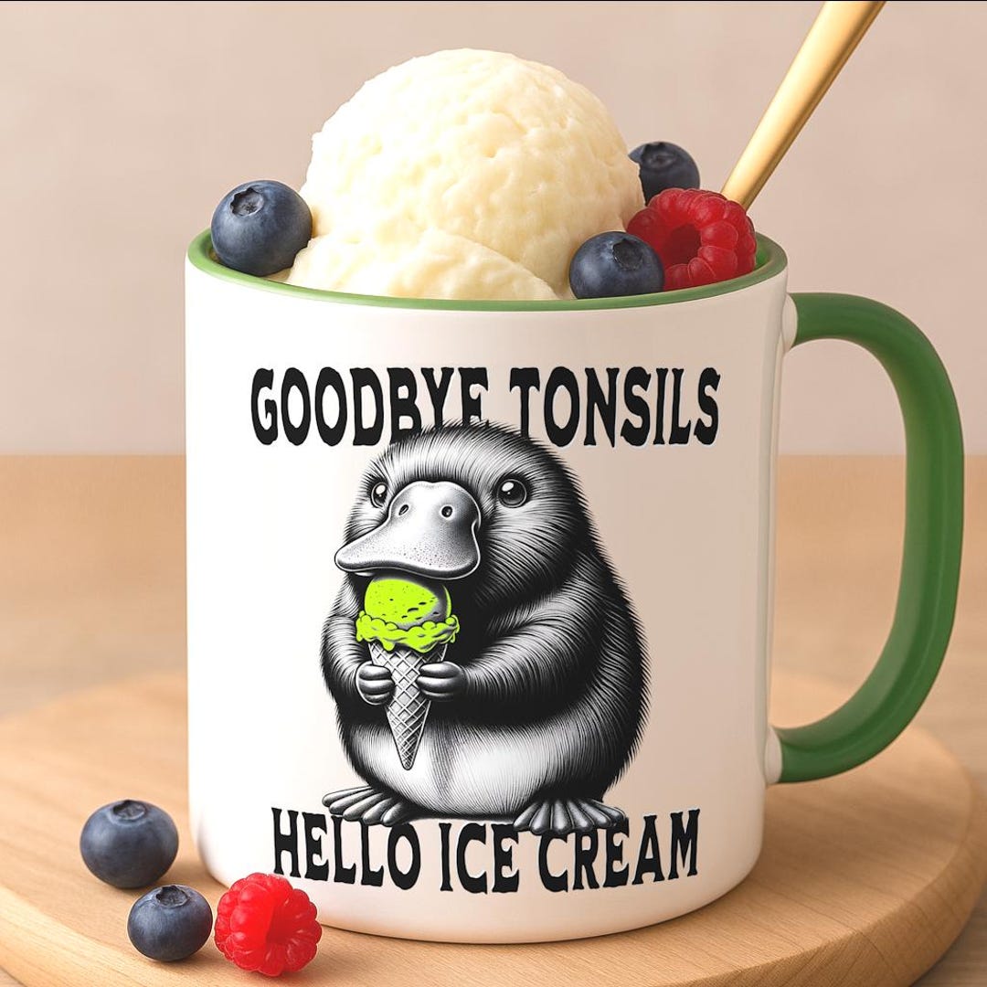 Goodbye Tonsils Mug, Tonsil Surgery Gift, Tonsil Recovery ...