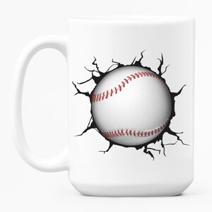 Baseball Mug, Baseball Gifts, Fun Coffee Cups, Two Tone Color, Baseball ...