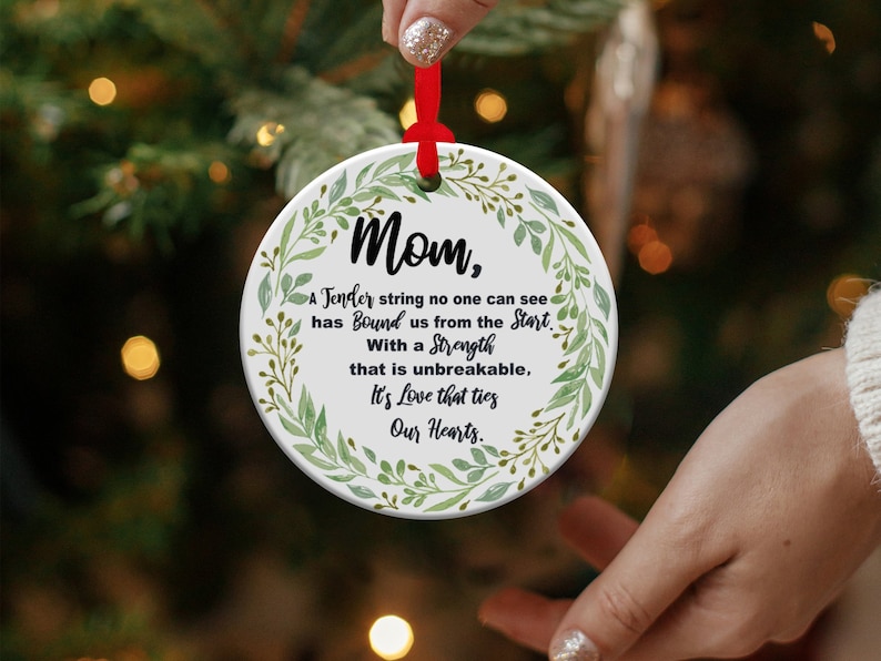 Mom Christmas Ornament: Sentimental Heirloom Keepsake Gift - Etsy