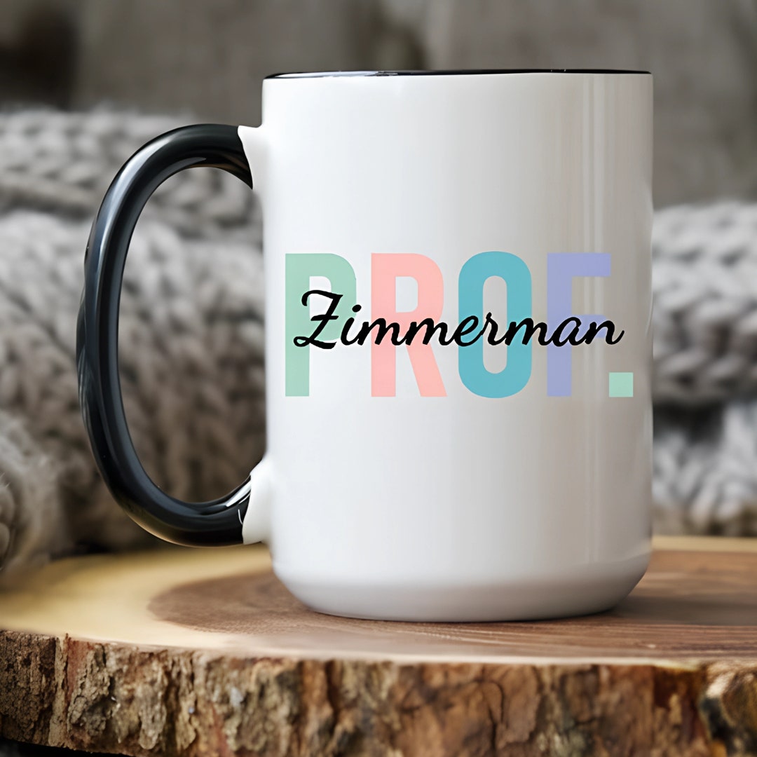 Professor Gifts, Custom Professor Mug, Gift Idea for Professors - Etsy
