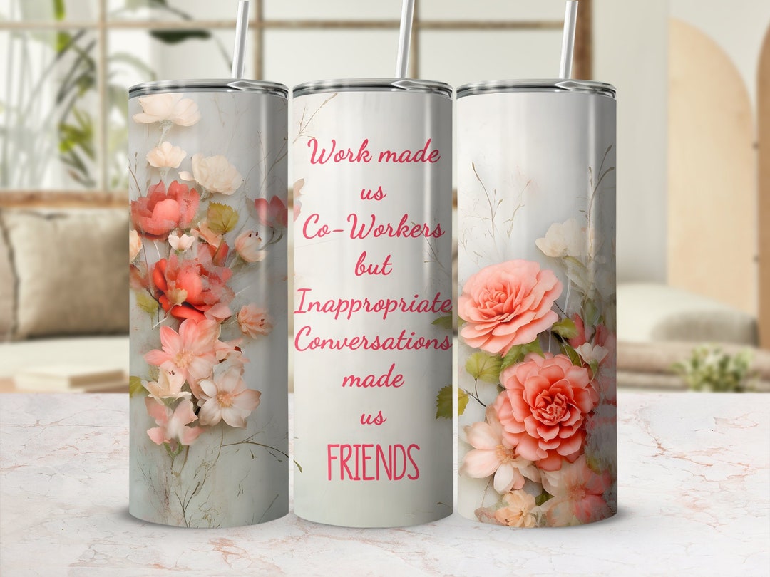 Co-worker Gift 20oz Skinny Tumbler, Work Friend Gift Idea - Etsy