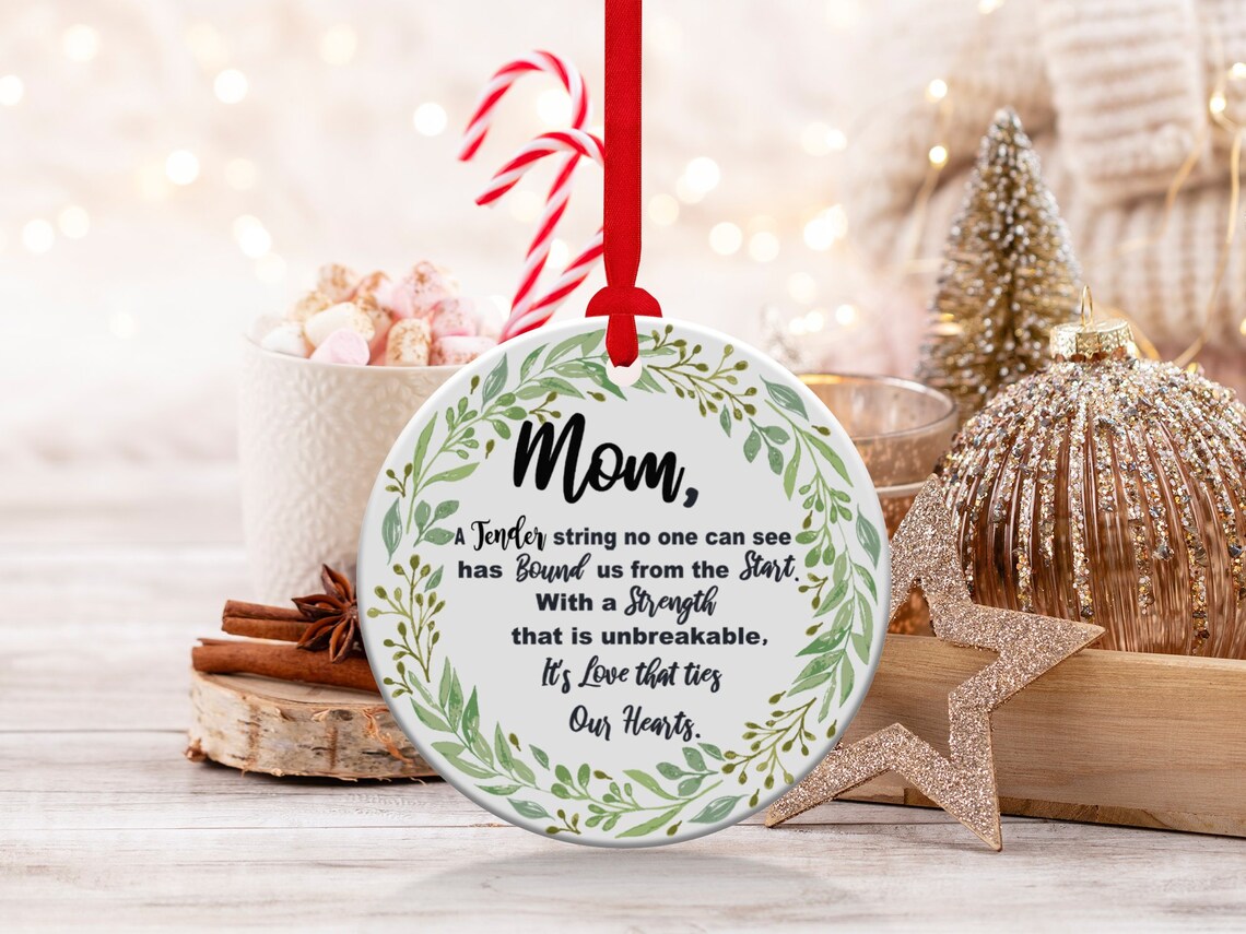 Mom Christmas Ornament: Sentimental Heirloom Keepsake Gift - Etsy