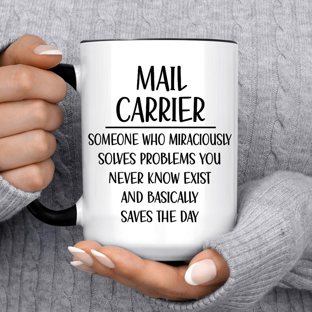 Mail Carrier Gifts, Mail Carrier Mug, Postal Worker Gift Idea, Letter ...
