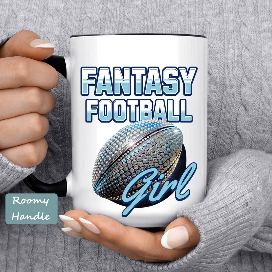 Fantasy Football Mug, Women Football Mugs, Fantasy Football Girl Coffee ...
