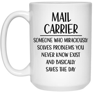 Mail Carrier Gifts, Mail Carrier Mug, Postal Worker Gift Idea, Letter ...