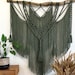 Extra Large Khaki Macrame Wall Hanging With Tassels, Big Macrame, Boho ...