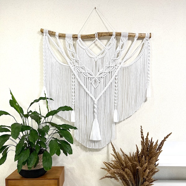 White Macrame - Etsy