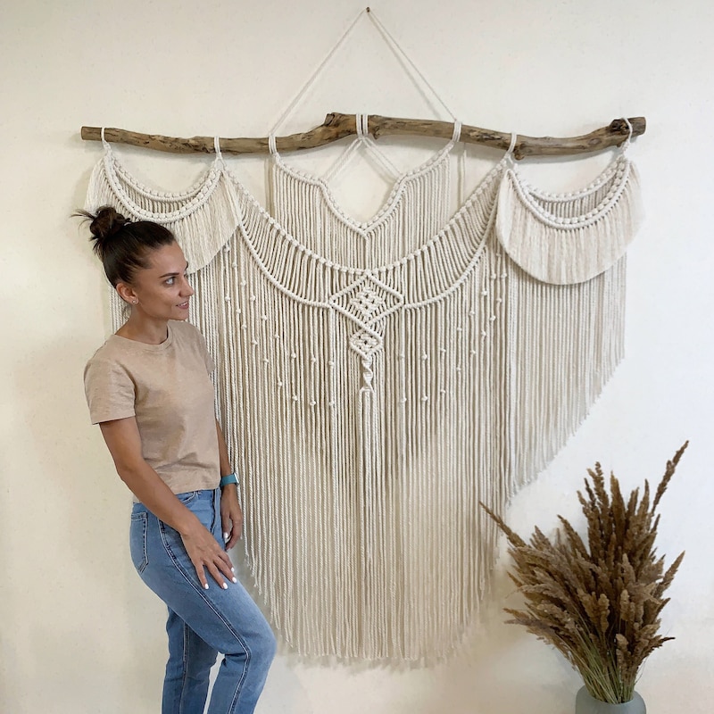 Large Macrame Wall Hanging - Etsy