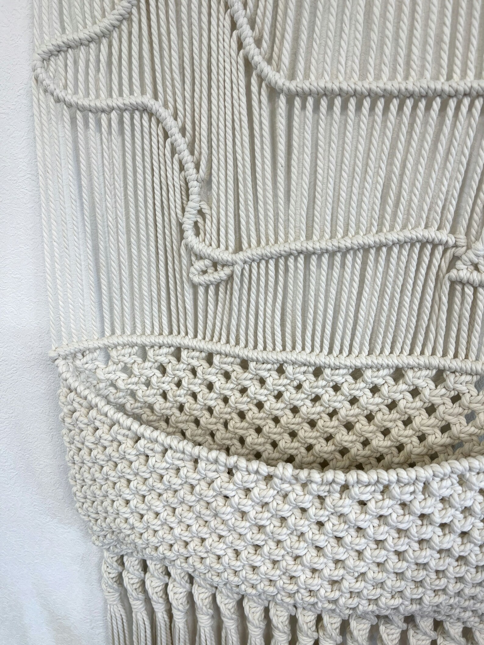 Macrame Wall Hanging Storage for Dog Owner, Organizer for Grooming With ...