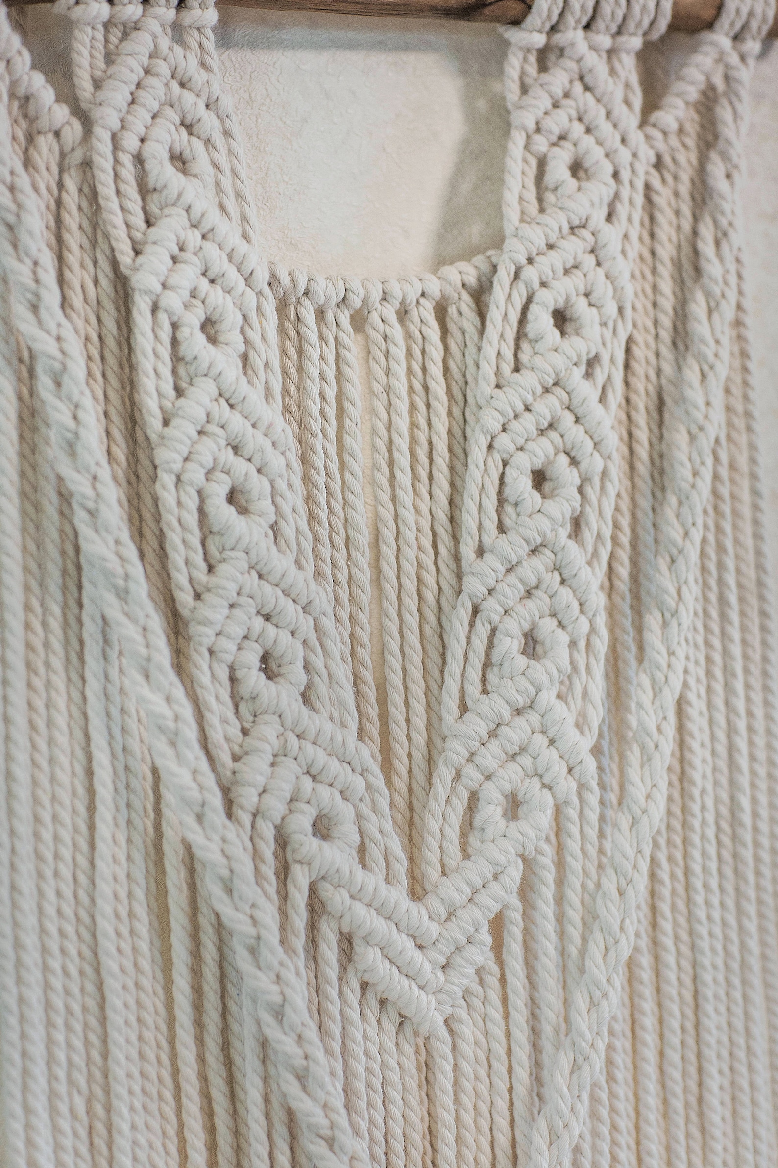 Macrame Wall Decor for Living Room and Bedroom, Overbed Macrame Decor ...