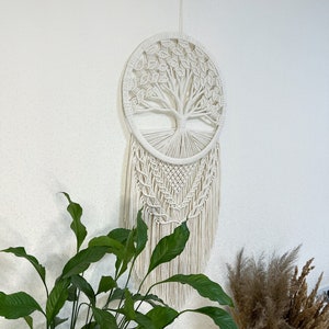 Large Tree of Life Macrame Wall Hanging, Macrame Wall Art for Living ...
