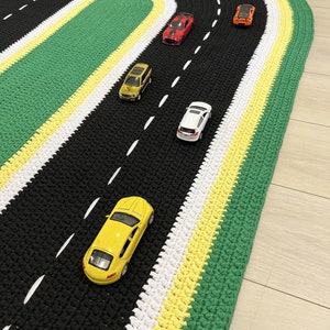 Race Road Track Toddler Play Mat Play Mat Car Race Car Track Rug for ...