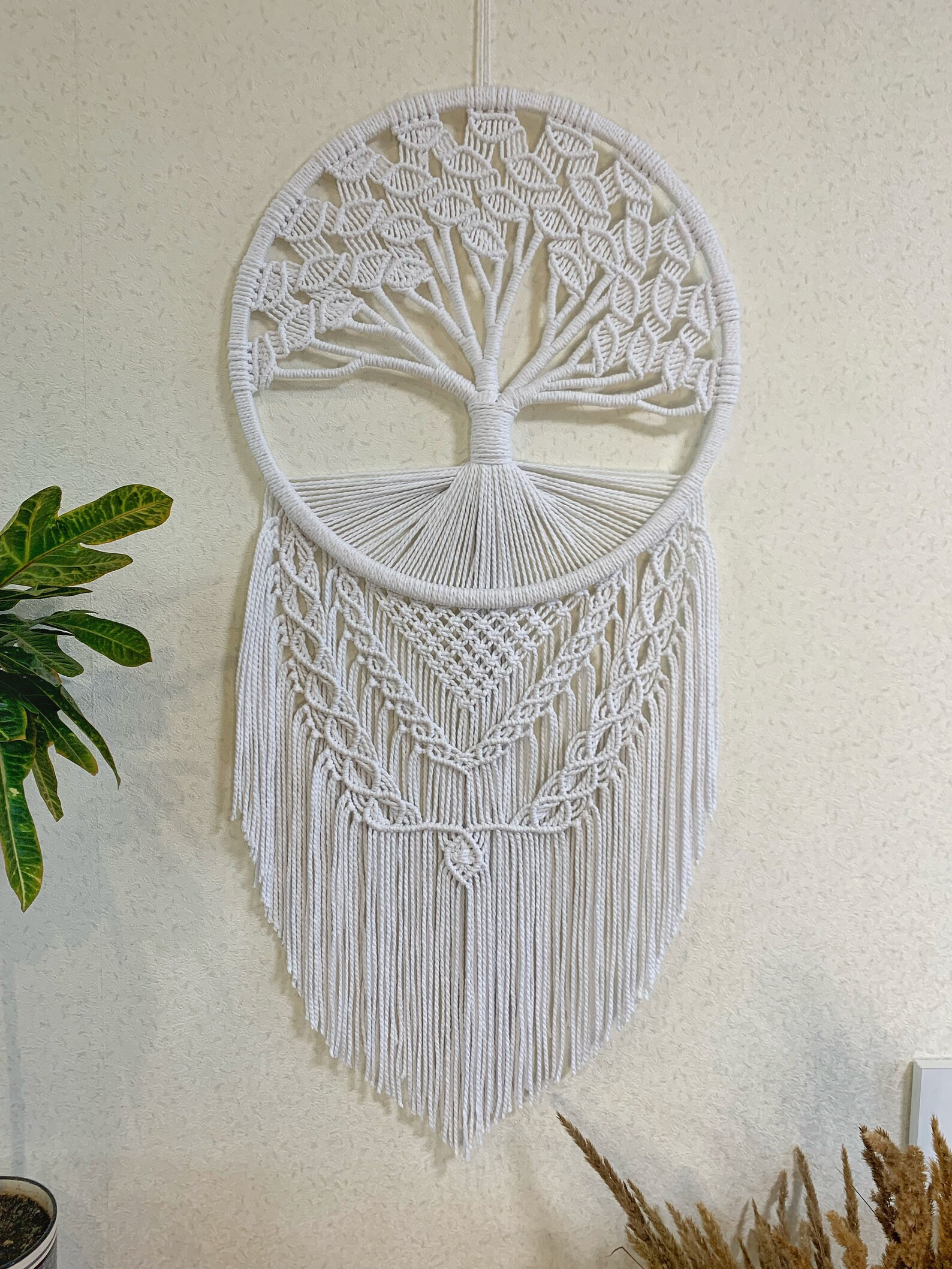 Large Tree of Life Macrame Wall Hanging Macrame Wall Art for | Etsy