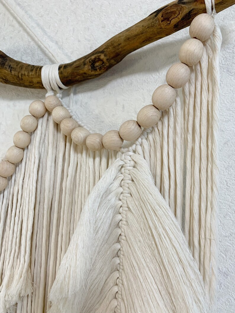 Large Macrame Feathers Macrame Leaves Macrame Wall Hanging - Etsy