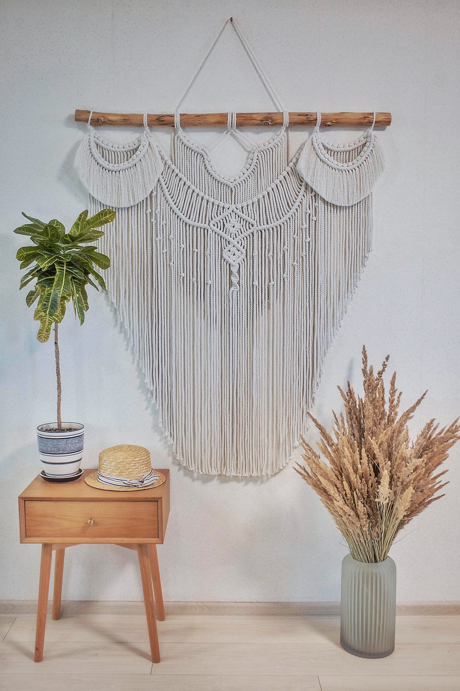 Large Macrame Wall Hanging Wall Art Big Macrame Boho Wall - Etsy