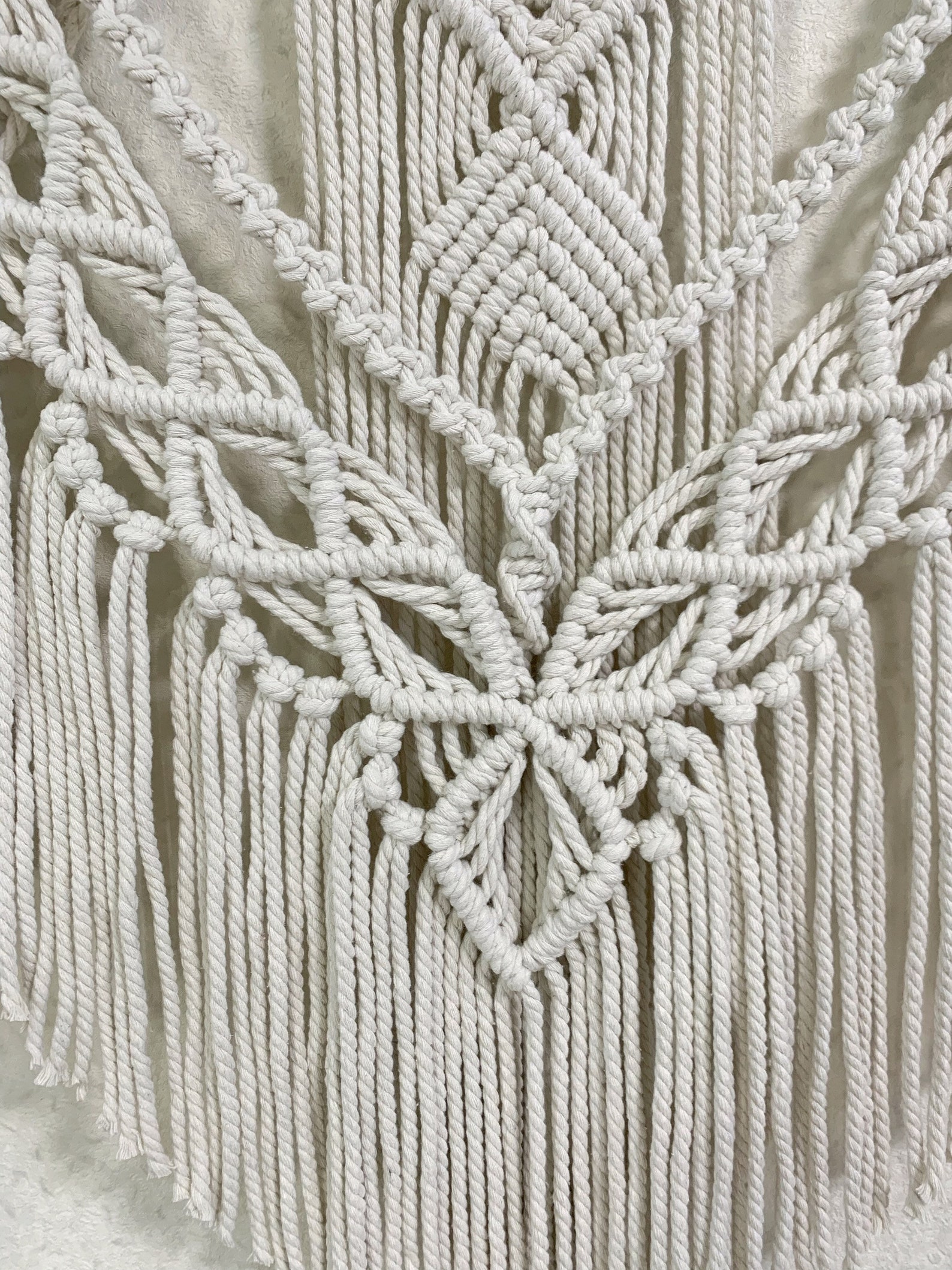 Wide Macrame Wall Hanging Large Macrame Backdrop Macrame - Etsy