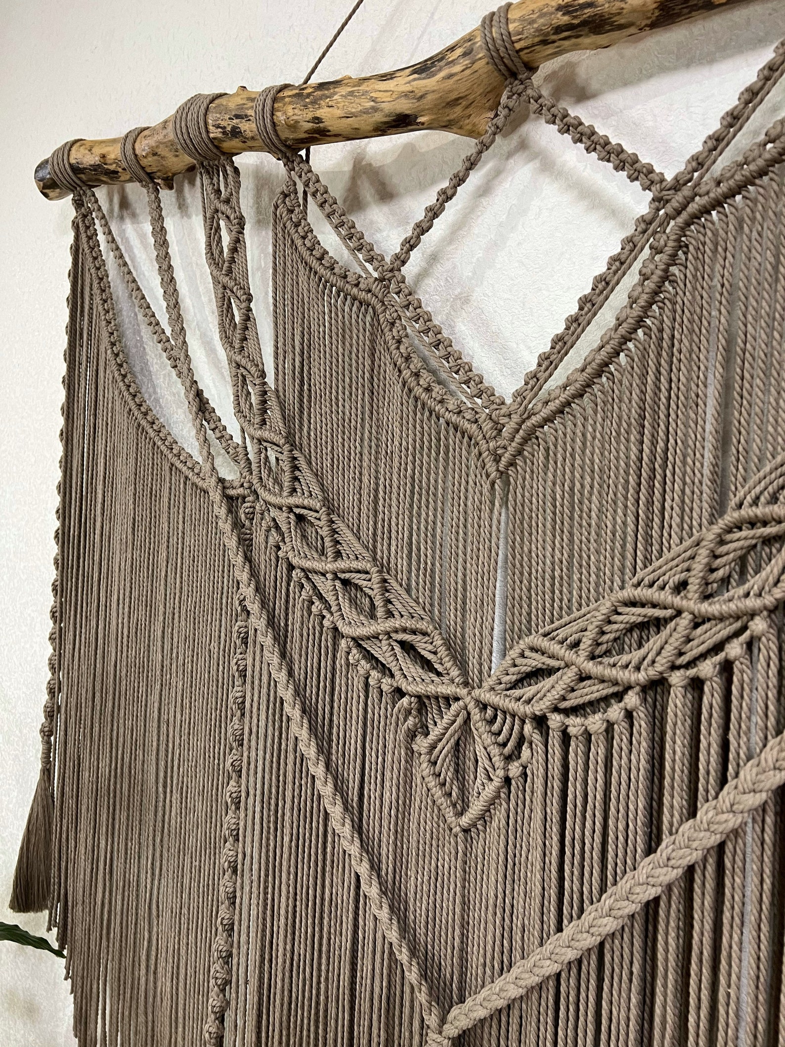 Extra Large Macrame Wall Hanging With Tassels Big Macrame - Etsy