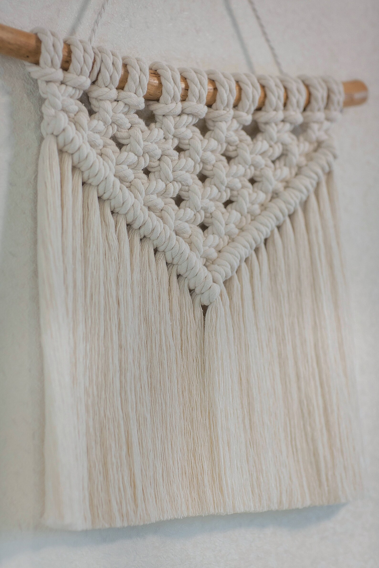 Mini Macrame Backdrop, Macrame Wall Decor for Living Room and Bedroom ...