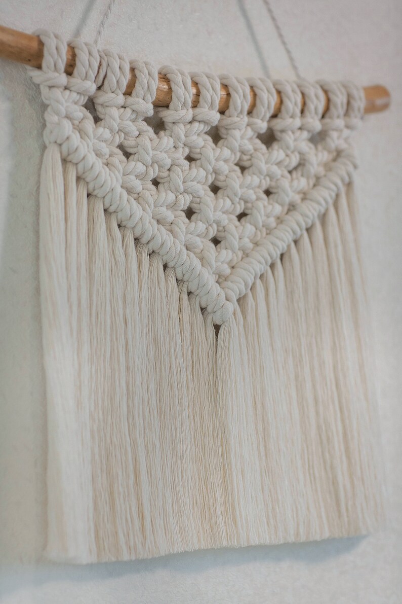 Mini Macrame Backdrop, Macrame Wall Decor for Living Room and Bedroom ...