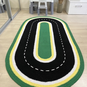 Race Road Track Toddler Play Mat Play Mat Car Race Car Track Rug for ...