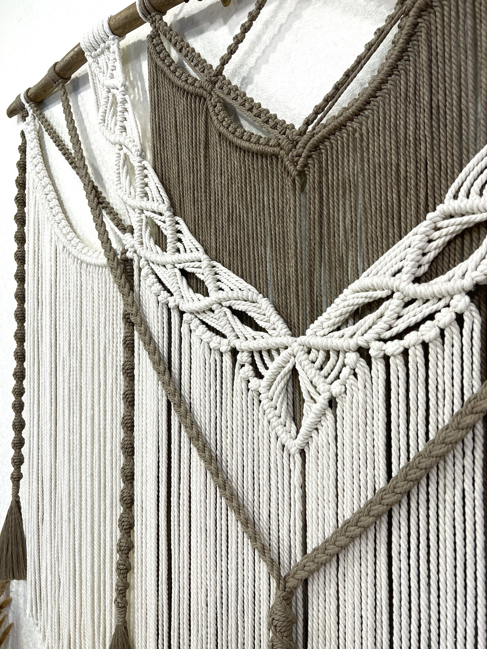 Extra Large Macrame Wall Hanging With Tassels Big Macrame - Etsy