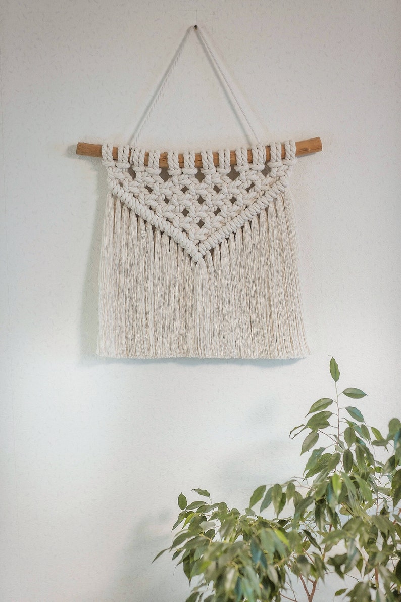 Mini Macrame Backdrop, Macrame Wall Decor for Living Room and Bedroom ...