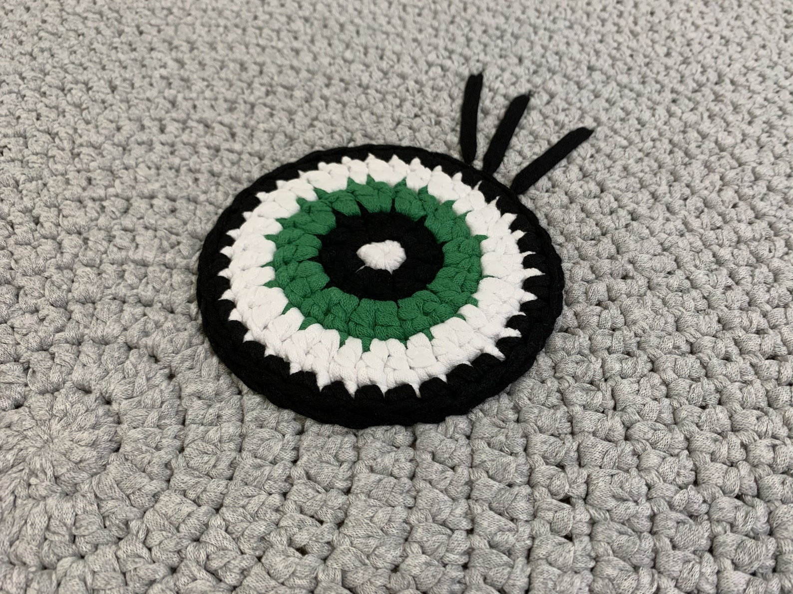 Nursery Crochet Cat Rug Animal Circle Rug Rug for Kids Room - Etsy