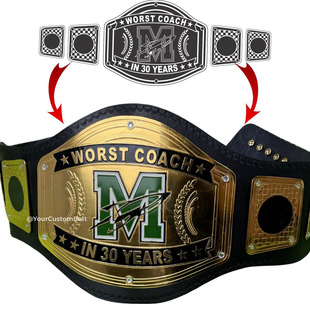 Handmade Custom Championship Belt - Personalized Trophy Belt - Etsy