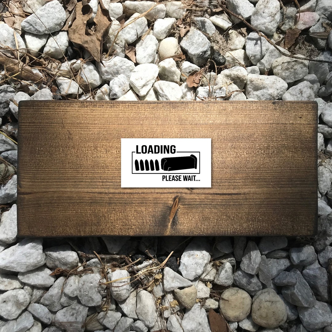 Loading Bullets Please Wait Vinyl Decal - Etsy