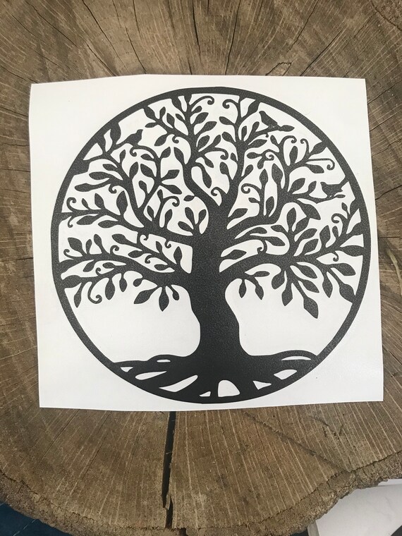 Tree Of Life Vinyl Decal Etsy