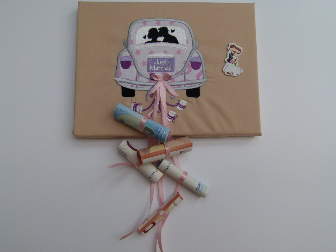 Geldgeschenk Hochzeitsgeschenk Auto Just Married - Etsy.de