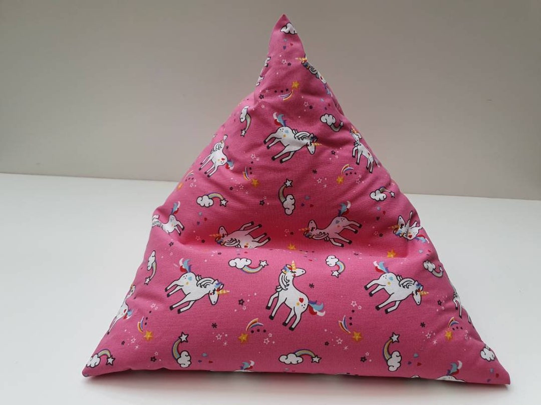 Pyramid Pillow Tablet Pillow Book Pillow Unicorns for Tablet / Book - Etsy