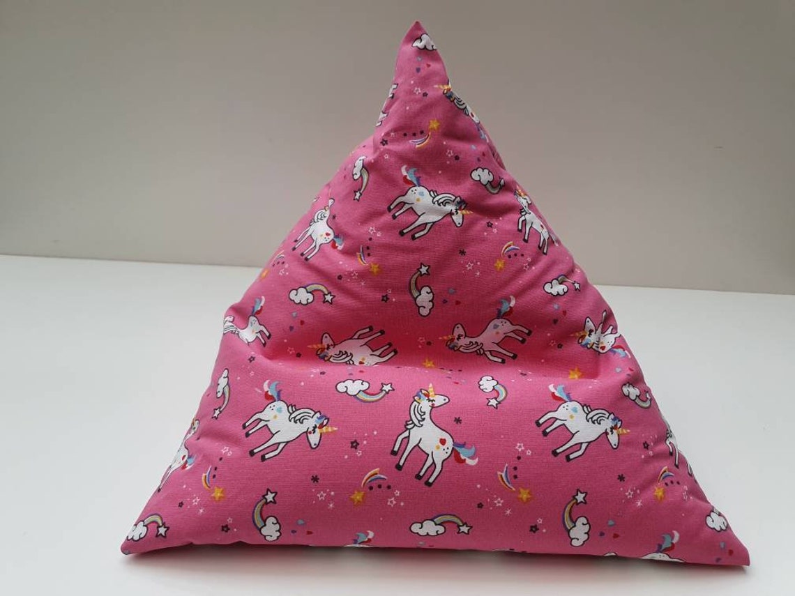 Pyramid Pillow Tablet Pillow Book Pillow Unicorns for Tablet / - Etsy